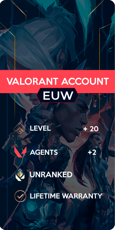 VALORANT HANDLEVELED ACCOUNT EUW - smurfszone